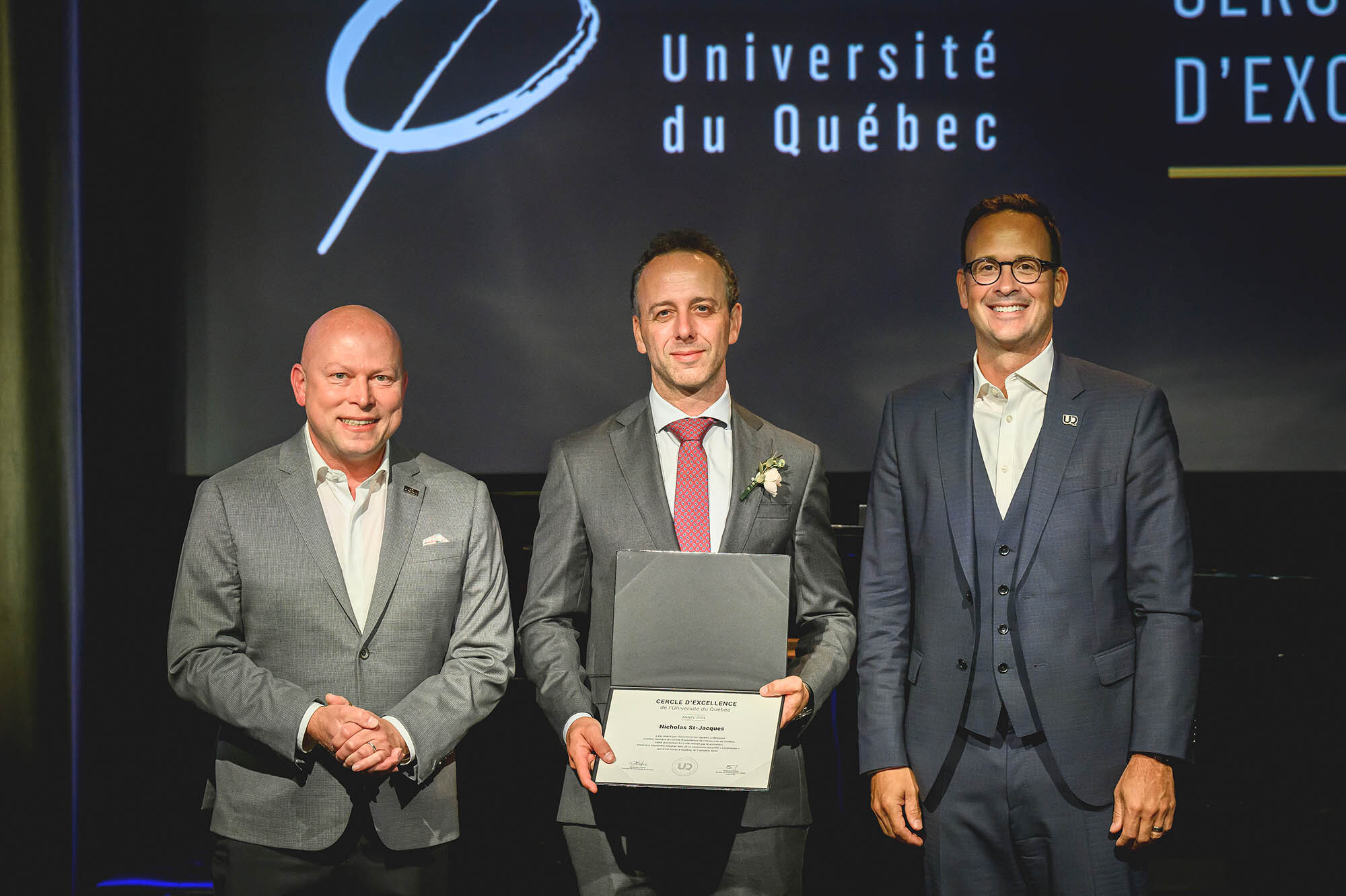 Nicholas Saint-Jacques intronisé au Cercle d’excellence de l’UQ - SPPEUQAM